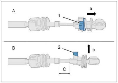 Citroen C5 X7 Gear Linkage Cable (Gearbox End) - French Car Forum