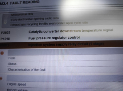 P1210 fuel pressure regulator fault - Page 3 - French Car Forum
